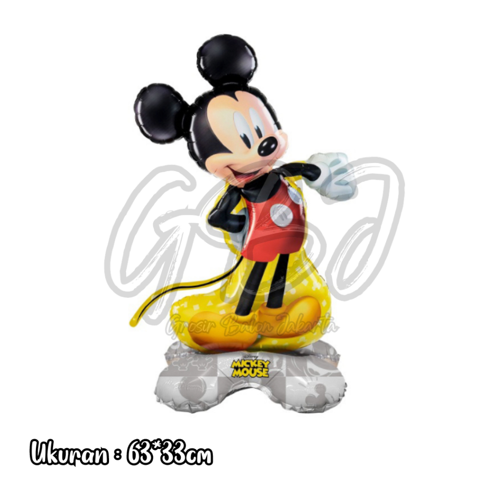 Jual Balon Foil STAND Karakter Avenger, Disney, Pokemon (Spiderman, CA ...