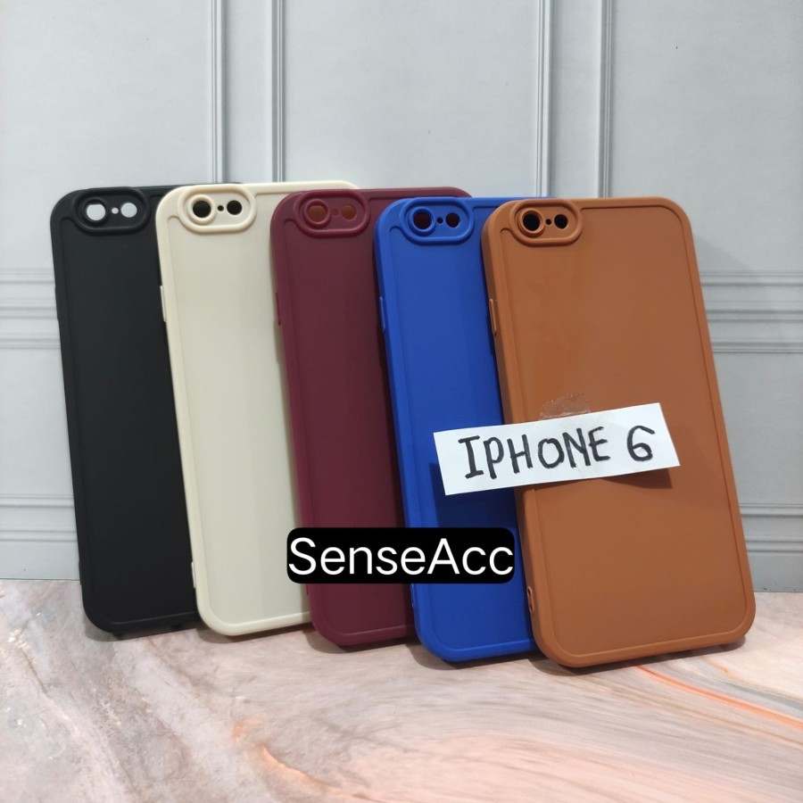 Jual Pro Camera SoftCase Full Cover Matte Edge Case For IP 6 7 / 8 6 ...