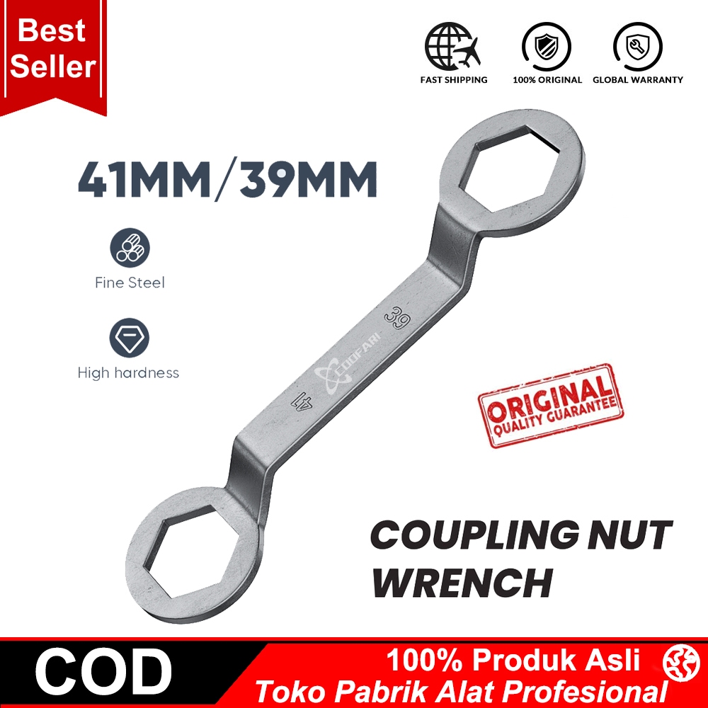 Jual COOFARI PREMIUM Kunci Mur Kopling CVT Matic 39 x 41 mm Kampas Ganda 39x41mm Clutch Removal ...