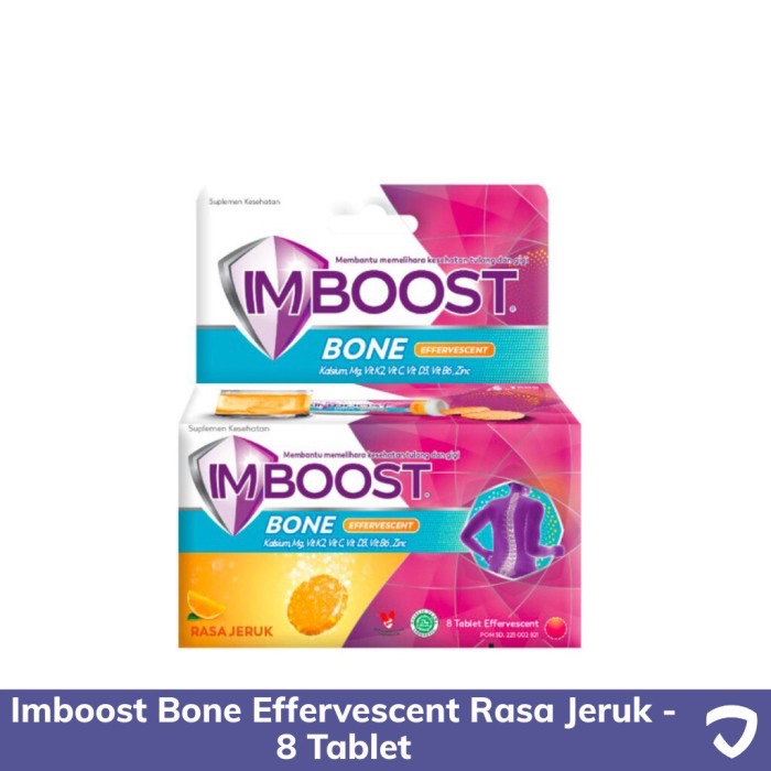 Jual IMBOOST BONE RASA JERUK EFFERVESCENT ISI 8 TABLET | Shopee Indonesia