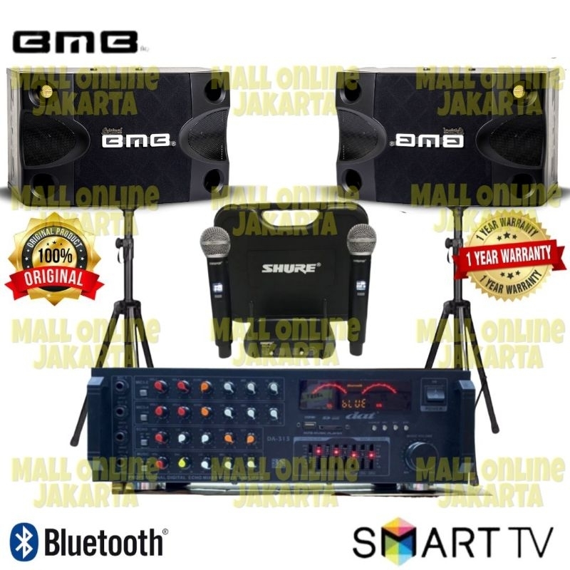 Jual paket sound system bluetooth bmb original paketan karaoke home ...