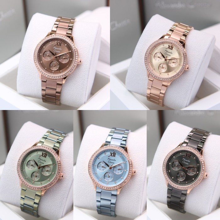 Jual ORIGINAL Jam Tangan Wanita Alexandre Christie AC 2A48 / AC2A48 ...