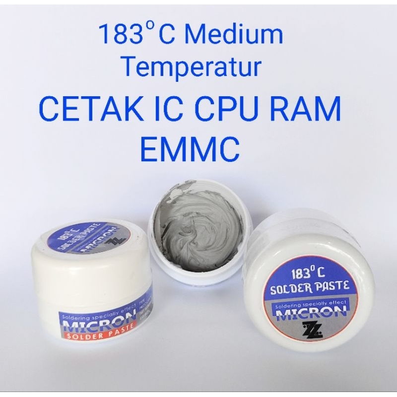 Jual TIMAH PASTA 183° ANTI KERING TIMAH CAIR MEDIUM TEMPERATUR | Shopee ...