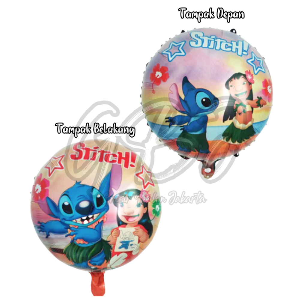 Jual Balon Foil JUMBO Stitch Angel / BULAT Lilo and Stich | Shopee ...
