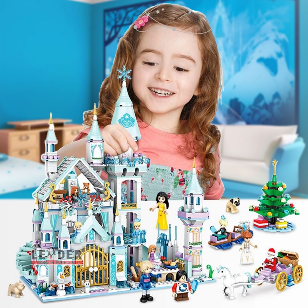 Jual NOTLEGO BRICK DISNEY PRINCESS ELSA ANNA FROZEN CASTLE 3 MODEL 1415 ...