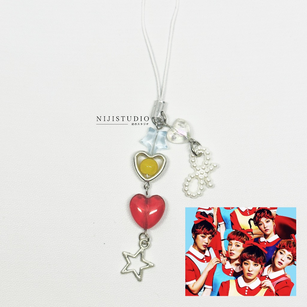 Jual gantungan hp red velvet dumb themed phone charms ༊*·˚| gantungan ...