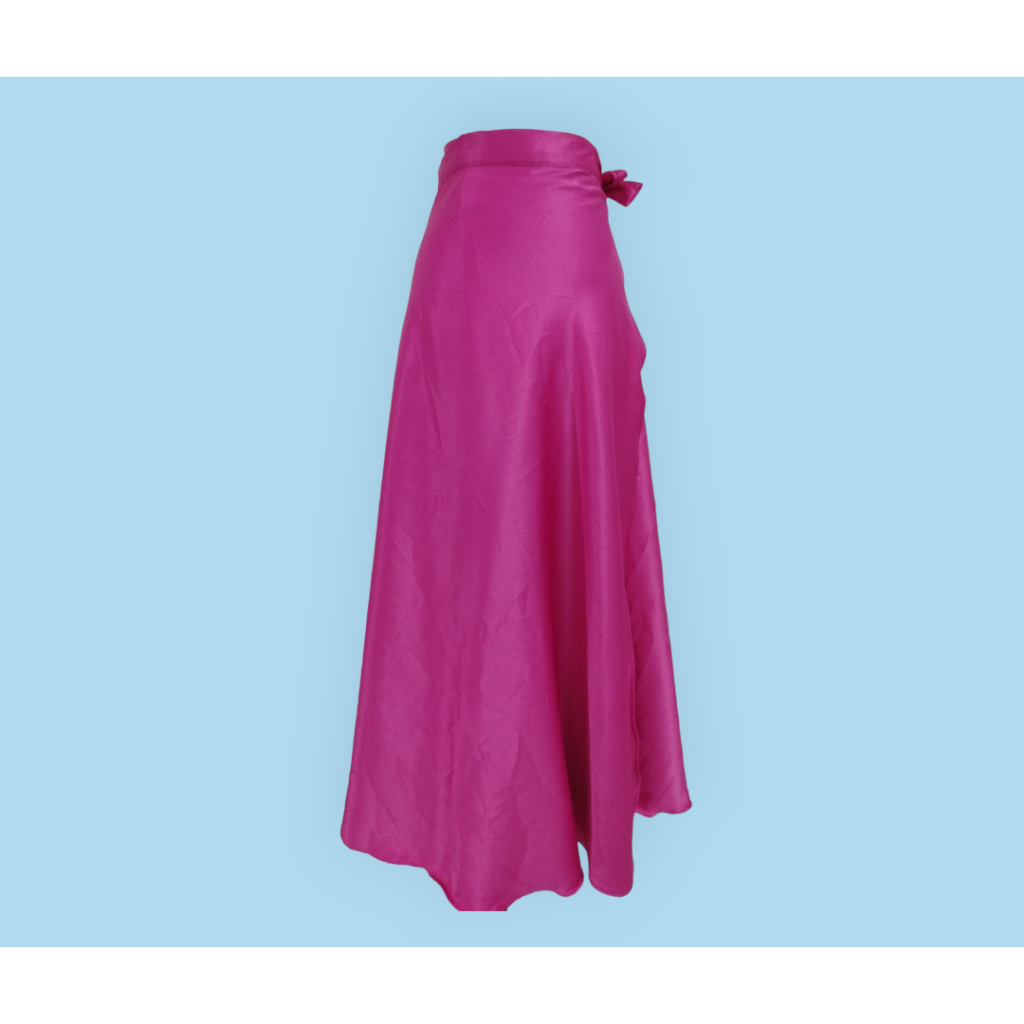 Jual Ro Lilit Rok Ikat Rok Wanita Rok Panjang Korea Style Satin Premium ...