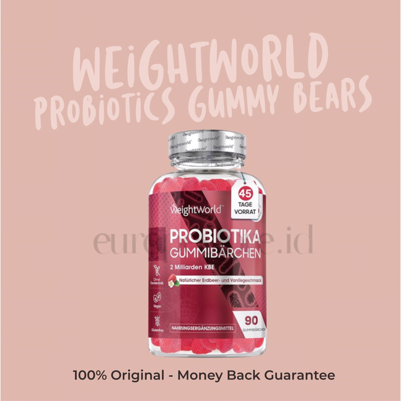 Jual PO WeightWorld Probiotics Gummy Bears 90pcs (Bacterial Strains ...