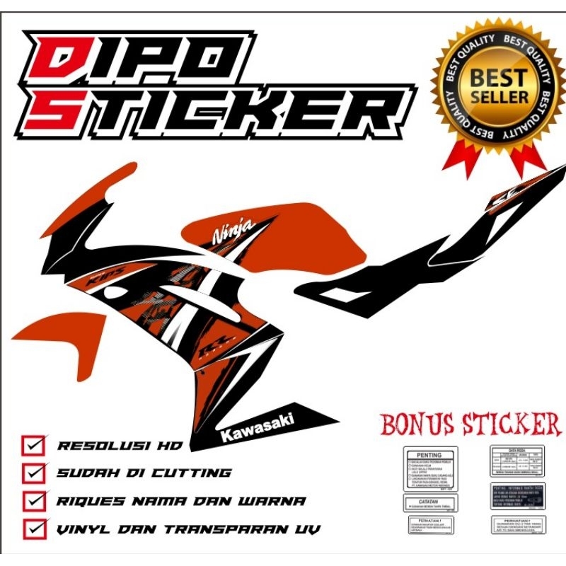 Jual sticker striping ninja rr new SE spesial edition bisa riquest ...