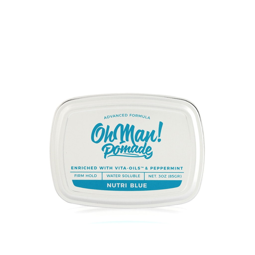 Jual Oh Man! Nutri Blue Water Based Pomade | Shopee Indonesia