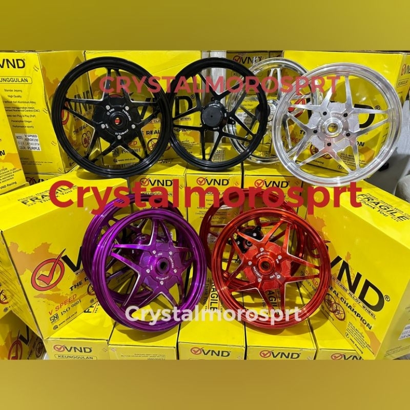 Jual velg vnd v speed V1/ V2 / V3 Aerox 155/ Aerox New Ring 14 / Ring 17 Velg Vnd Vspeed aerox ...