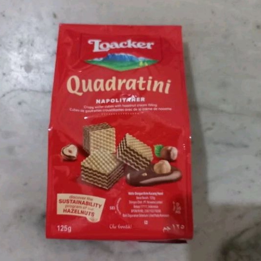 Jual Loacker quadratini napolitaner 125gr (READY) | Shopee Indonesia