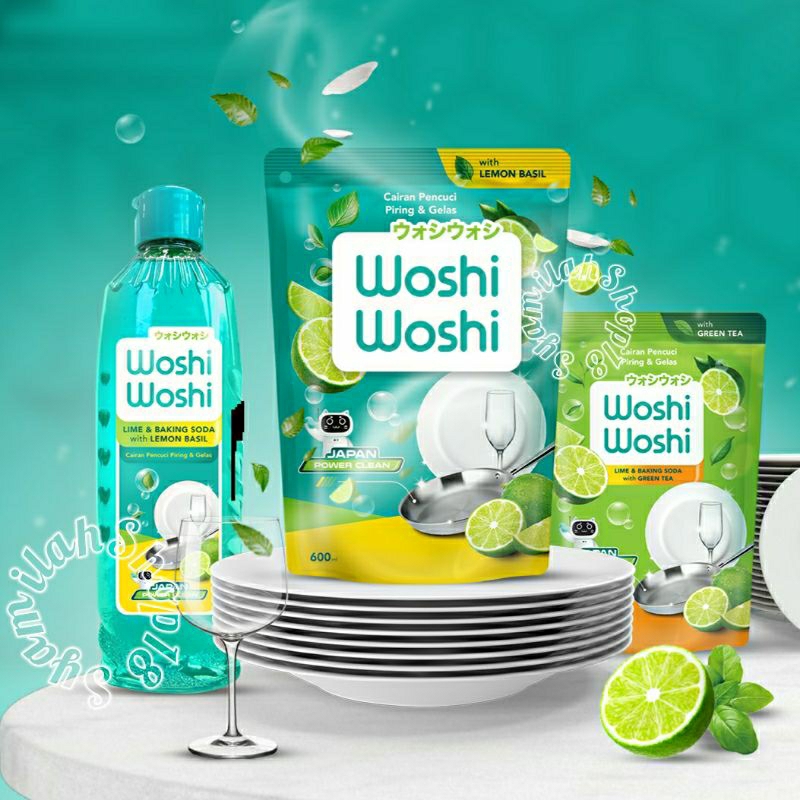 Jual WOSHI WOSHI CAIRAN PENCUCI PIRING KEMASAN BOTOL 400 ML | Shopee ...