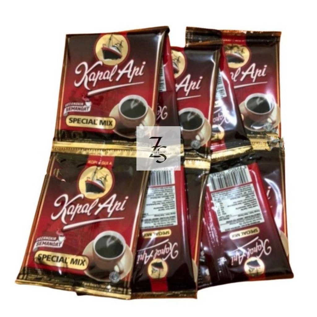 Jual ZuaShop KOPI KAPAL API SPECIAL MIX 25gr RENCENG ( ISI 10 ...