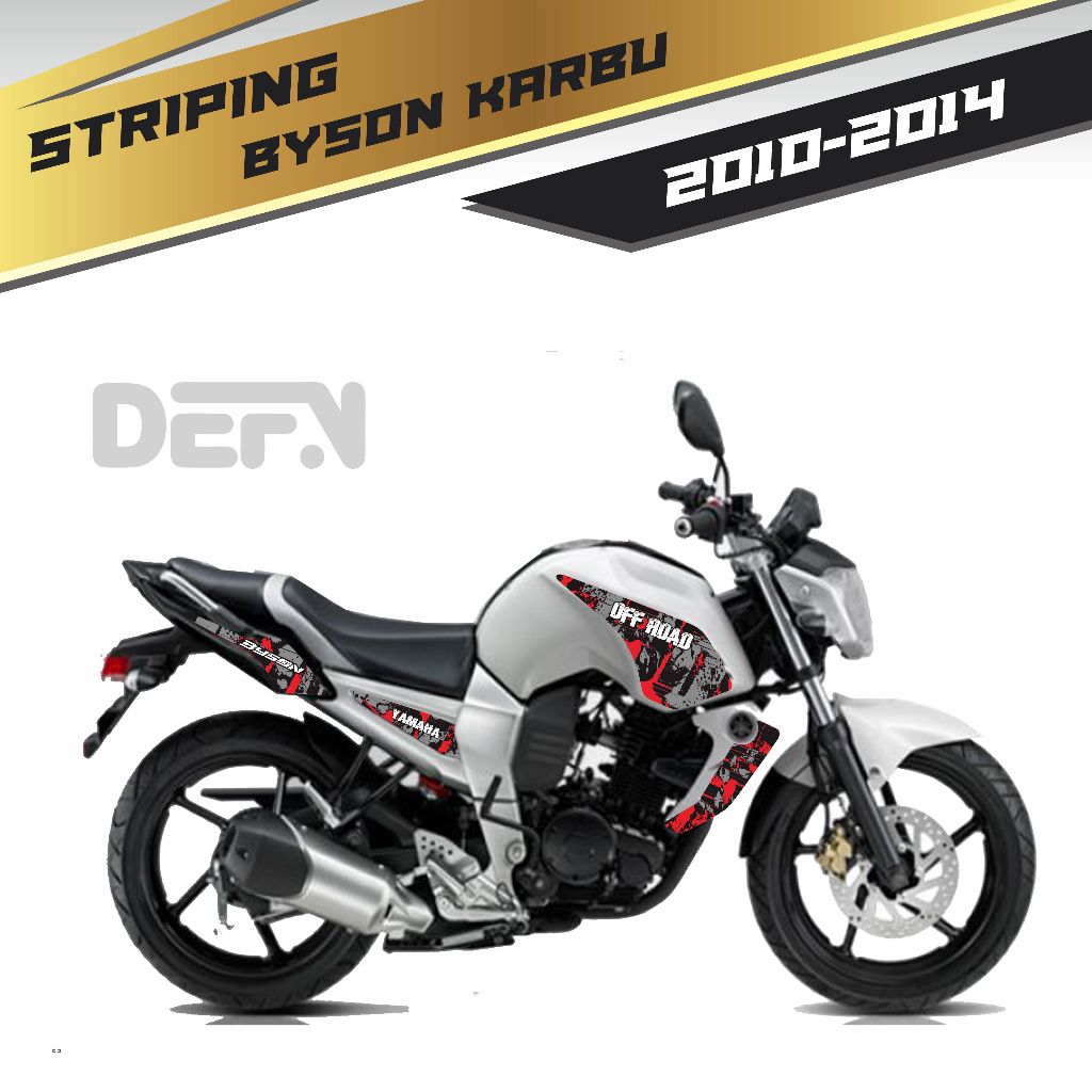 Jual Stiker striping Decal Yamaha Byson Old Karbu 2010-2014 Semifullbody Variasi DF05 | Shopee ...