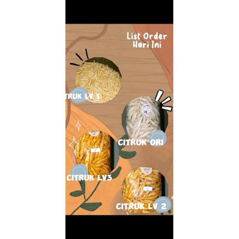 Jual Citruk Bungsu /Cemilan/Cemilan Pedas /Cemilan Gurih/makanan Ringan ...