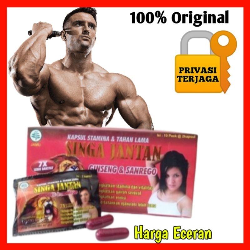 Jual Kapsul Singa Jantan Original Kuat Tahan Lama Eceran | Shopee Indonesia