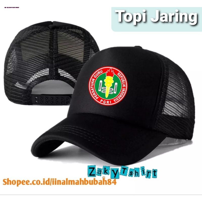 Jual Topi Pria / Topi Jaring / Topi Trucker Logo PGRI | Shopee Indonesia