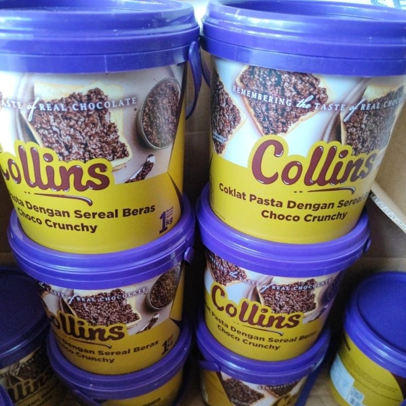 Jual collins choco chruncy 1kg viral coklat enak dan lumer pasti lezat ...