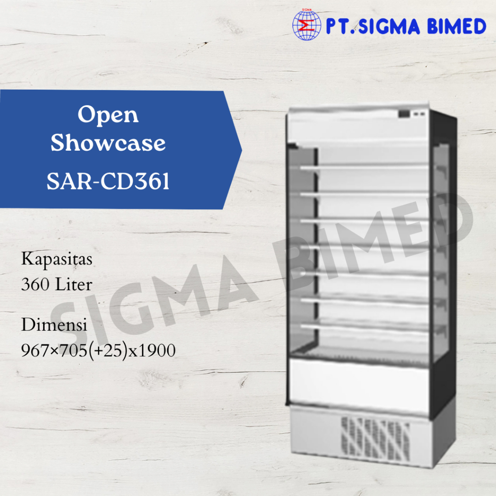 Jual Kulkas Open Showcase Panasonic SAR-CD361 360 Liter FREE ongkir se ...