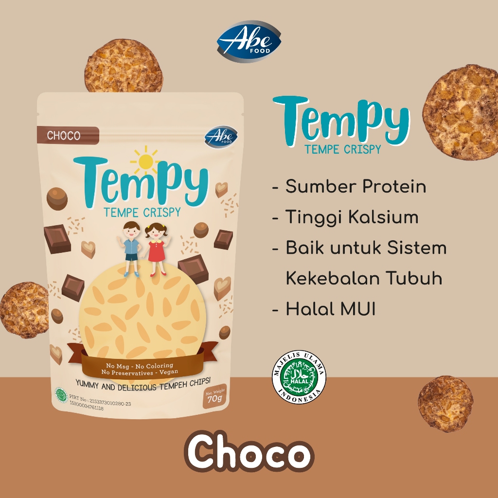 Jual Abe Food Tempy (Tempe Crispy)/ Snack Anak Sehat/ Kripik Tempe ...