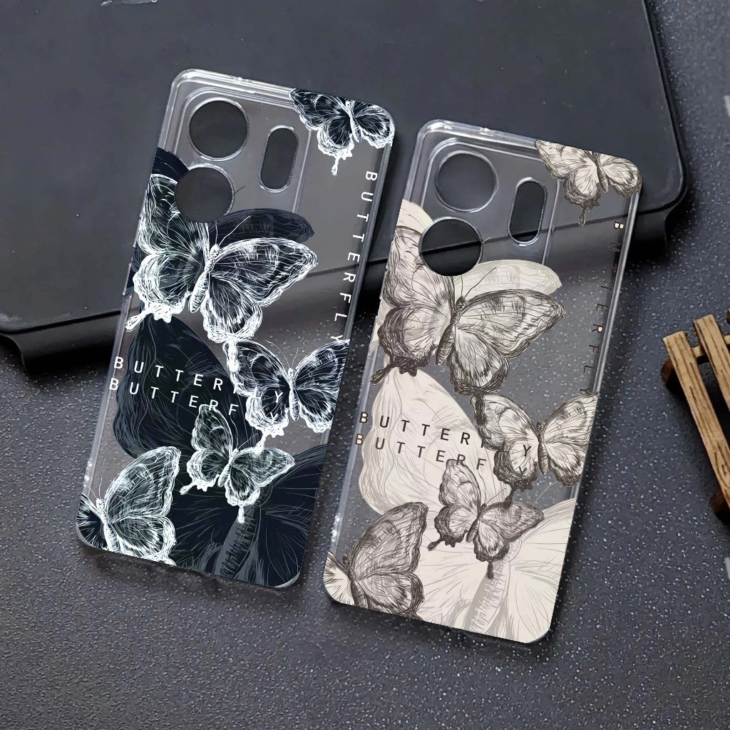 Jual DY-613 Case BENING INFINIX ZERO 30 14 MOTIF BUTTERFLY | Shopee Indonesia