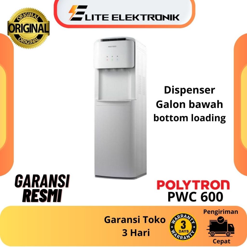 Jual POLYTRON DISPENSER PWC 600 / PWC600 , GALON BAWAH LOW WATT ...