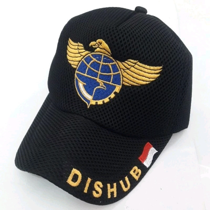 Jual TOPI DISHUB / TOPI DINAS PERHUBUNGAN / DISHUB BORDIR GOLD ...