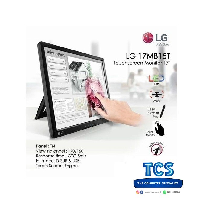 Jual Monitor LED LG 17MB15T TOUCHSCREEN 17 INCHI | Shopee Indonesia