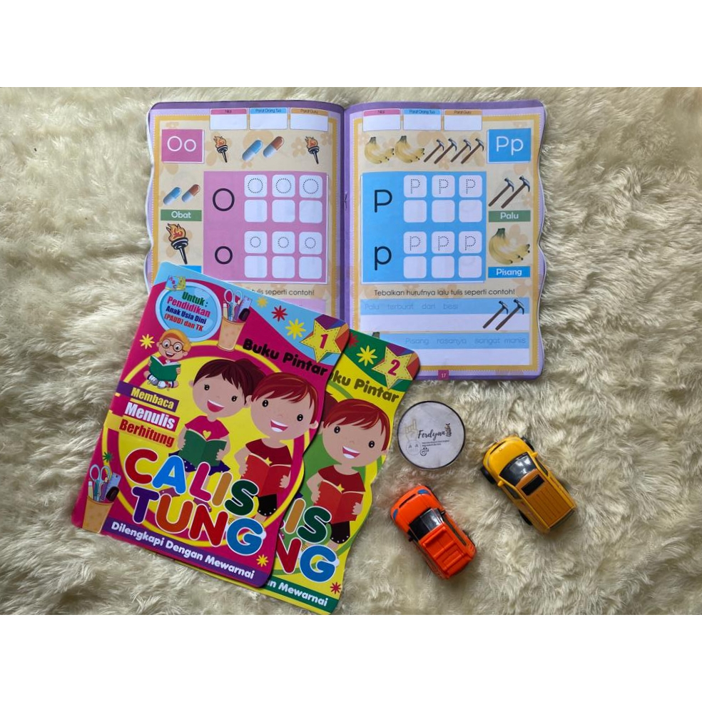 Jual Buku Belajar Calistung Jilid 1 2 Full Colour/FC | Buku Membaca ...