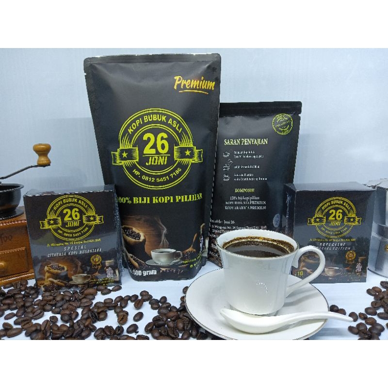 Jual KOPI JONI 26 ROBUSTA premium 500g | Shopee Indonesia