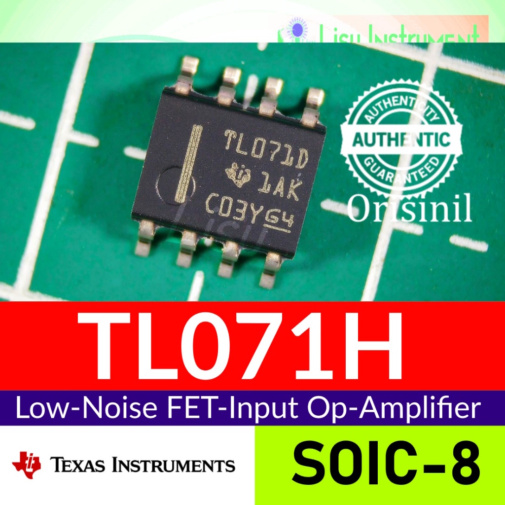 Jual TL071H Single Low-Noise FET-Input Operational Amplifier TL071D TL071 SOIC-8 Texas ...