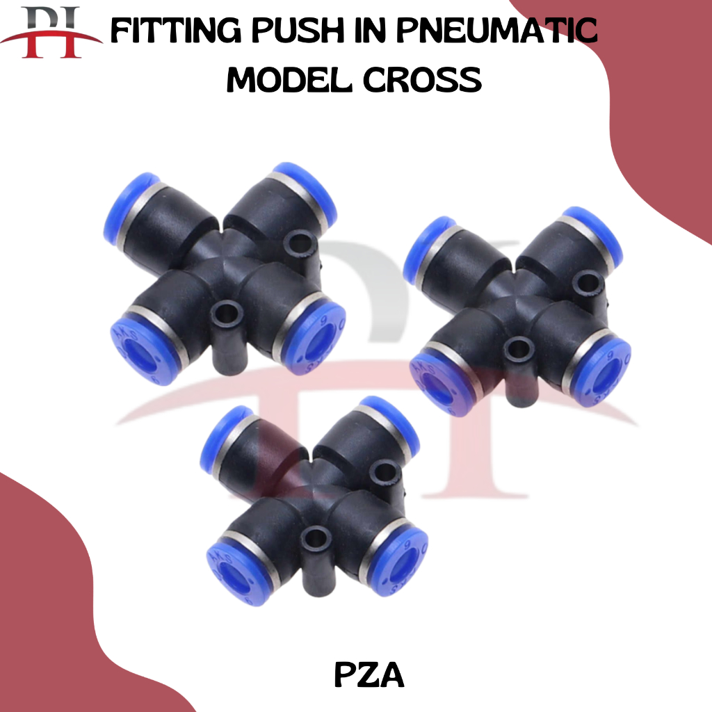 Jual Fitting pneumatic model cros PZA-10 | Shopee Indonesia