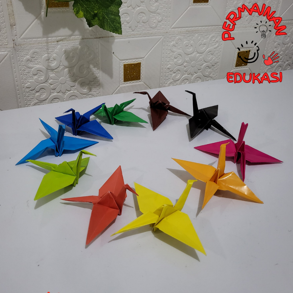 Jual ORIGAMI BURUNG ORIGAMI BURUNG BANGAU HIASAN ORIGAMI SUDAH JADI ...