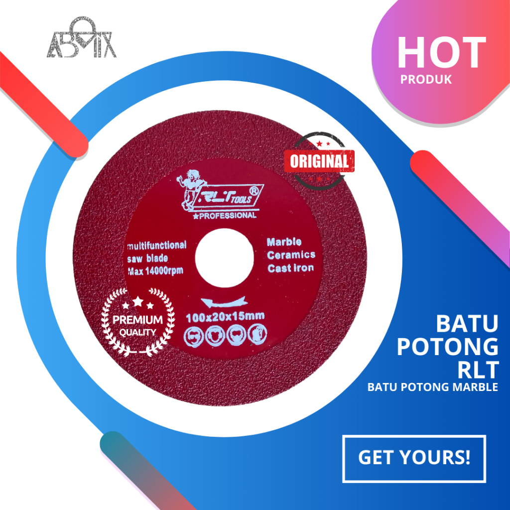 Jual Mata Gerinda Non Diamond 4 inc RLT Untuk Kaca Keramik Granit ...