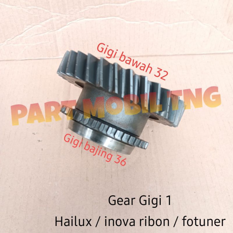 Jual Gear Gigi 1 Toyota Hilux Inova Innova Reborn Fortuner Diesel (Gigi ...