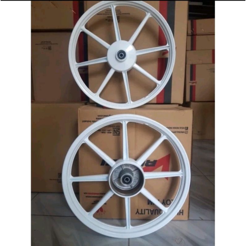 Jual velg racing V Rossi palang 8 greed, legenda, Supra x lama tromol ...