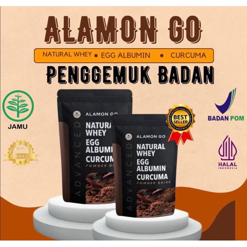 Jual Alamon Go Susu Penggemuk dan Penambah Berat Badan | Shopee Indonesia
