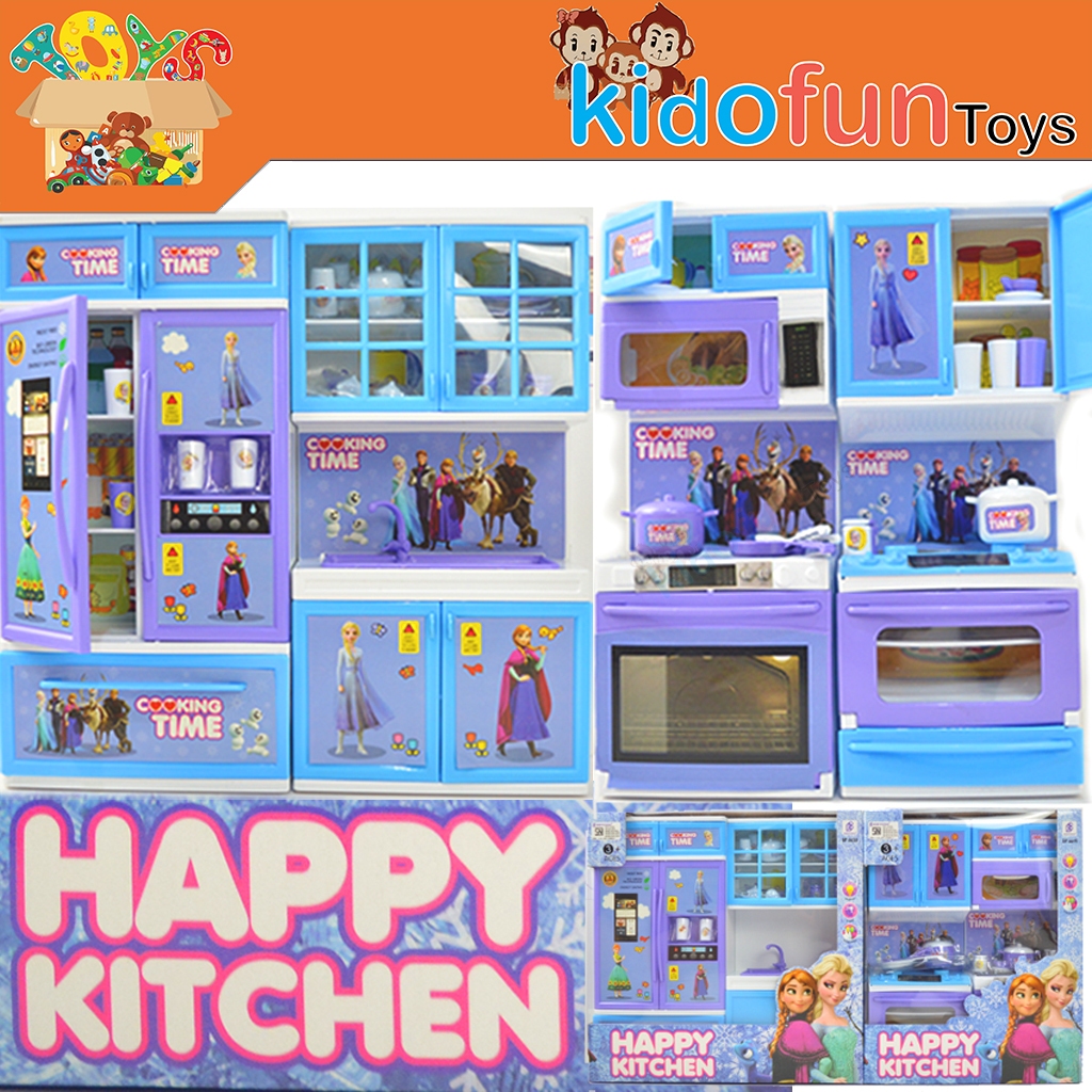 Jual Mainan Happy Kitchen Set Anak Dapur Lemari Oven / Lemari Kulkas ...