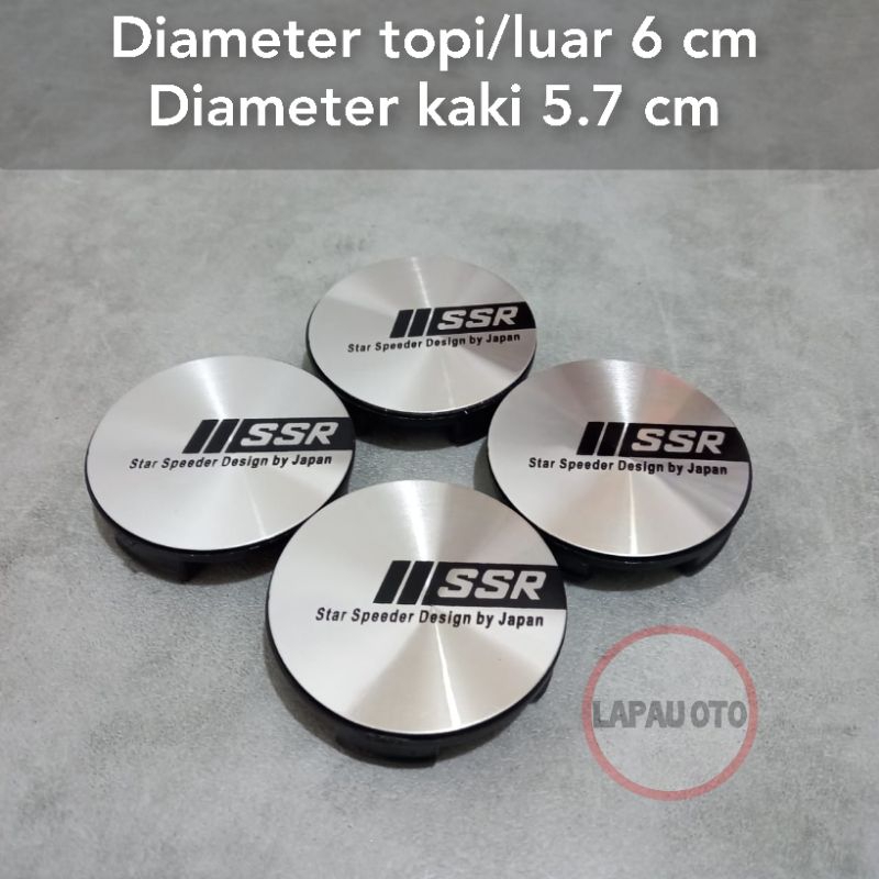Jual dop velg racing ssr 6 cm harga 4 pcs | Shopee Indonesia