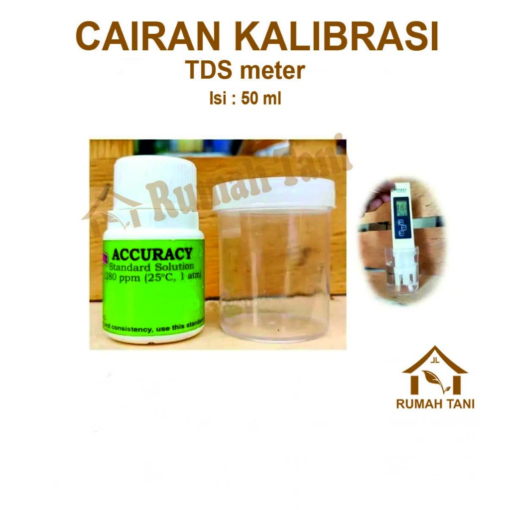 Jual Accuracy Cairan Kalibrasi TDS meter 50 ml | Shopee Indonesia
