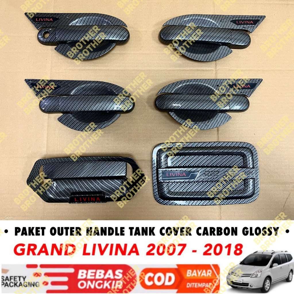 Jual Paket Outer Handle Tank Cover Grand Livina Lama Old 2008 2014 2018 ...