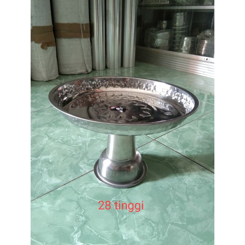 Jual Dulang bahan stenlis kuat dan awet uk 22,26,28,30cm | Shopee Indonesia