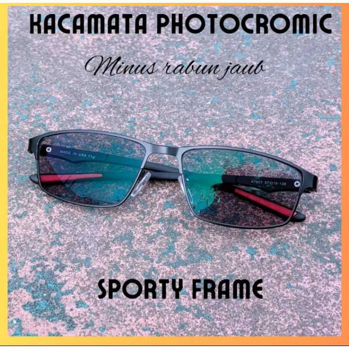 Jual Harga Terbaik! Kacamata baca dan jalan lensa progresif photocromic ...