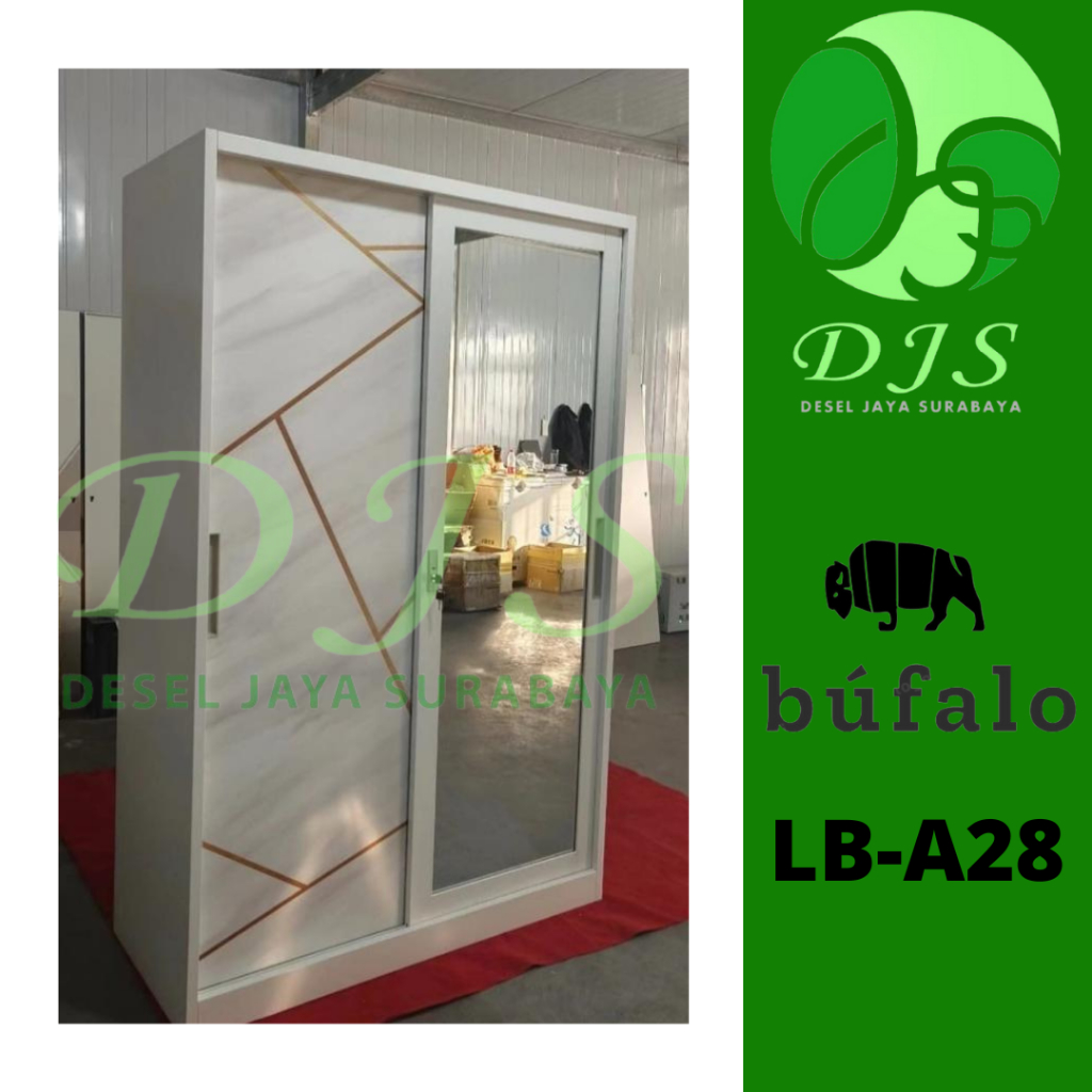 Jual Lemari Baju Sliding Besi LB-A28 - Lemari Baju Sliding - Almari ...