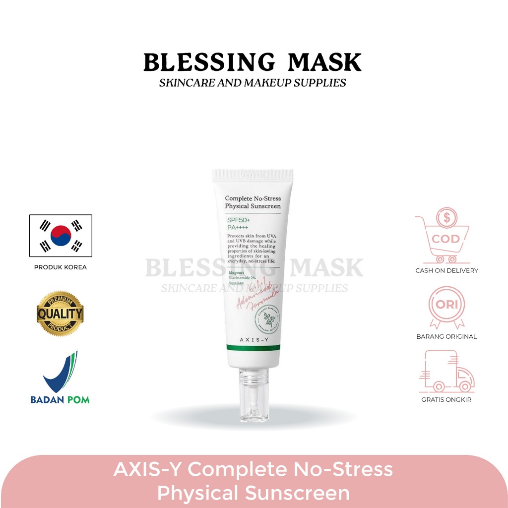 Jual AXIS-Y - Complete No-Stress Physical Sunscreen Version 3 - 10mL ...