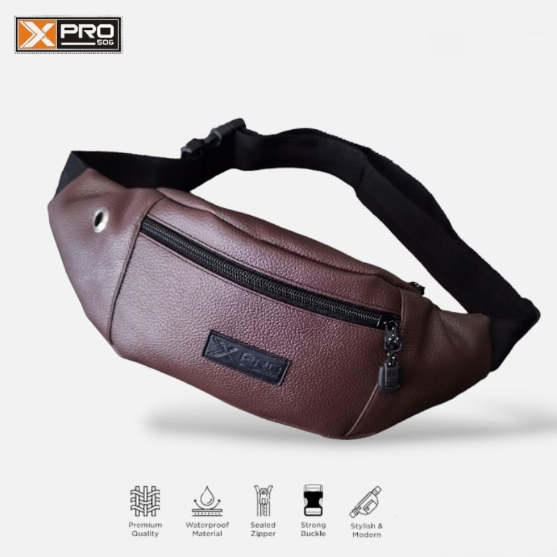 Jual XPRO_506 || Sling Bag Pria Original XPRO || Tas Pria Kulit ...