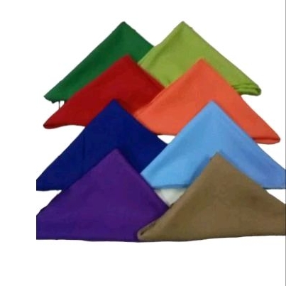 Jual (20pcs) Sekodi Syal Segitiga Polos Slayer Manasik Haji Umroh ...