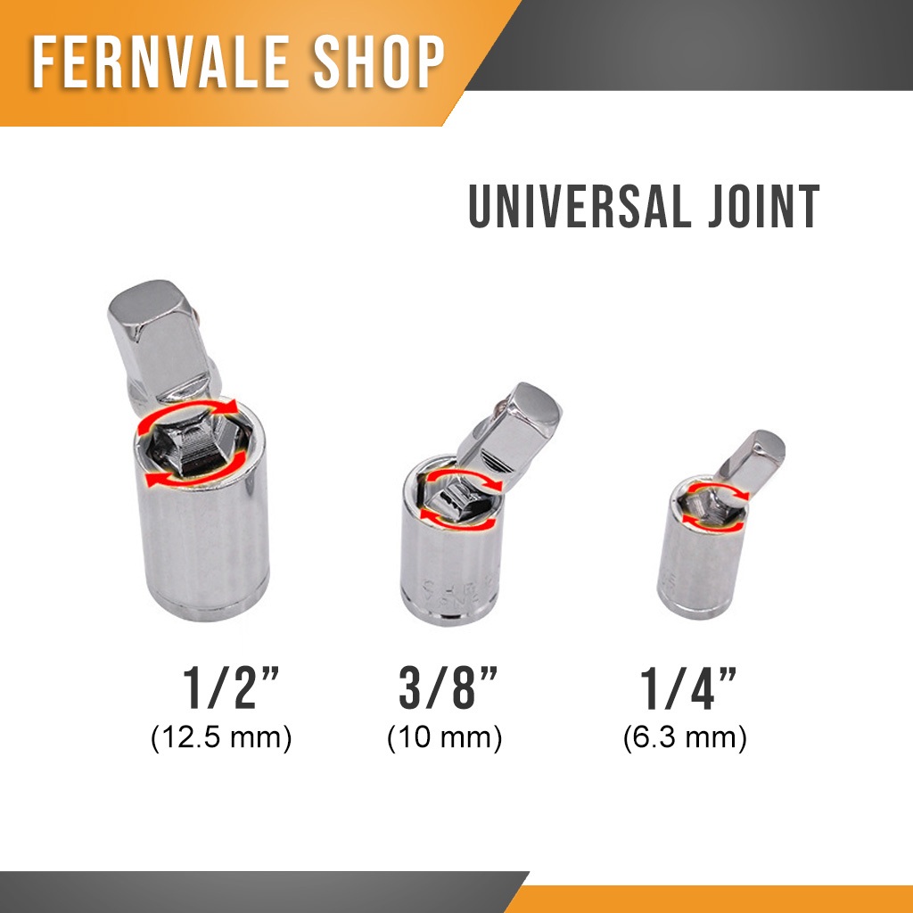Jual Flexible Ball Joint Socket Universal 1/4 1/2 3/8 | Shopee Indonesia