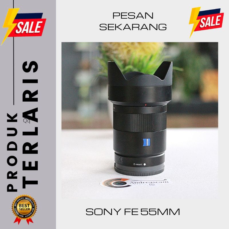 Jual LENSA SONY ZEISS FE 55MM F1.8 MULUS TINGGAL PAKAI | Shopee Indonesia